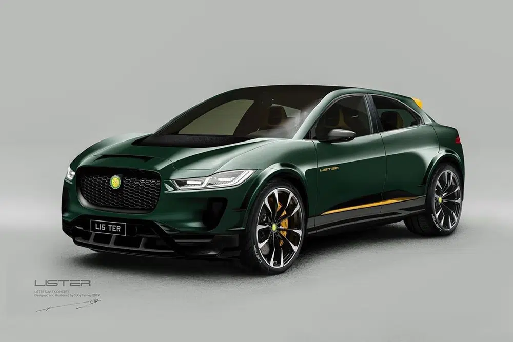 Nouvelle image de la future Supercar électrique de Lister - MotorGreen