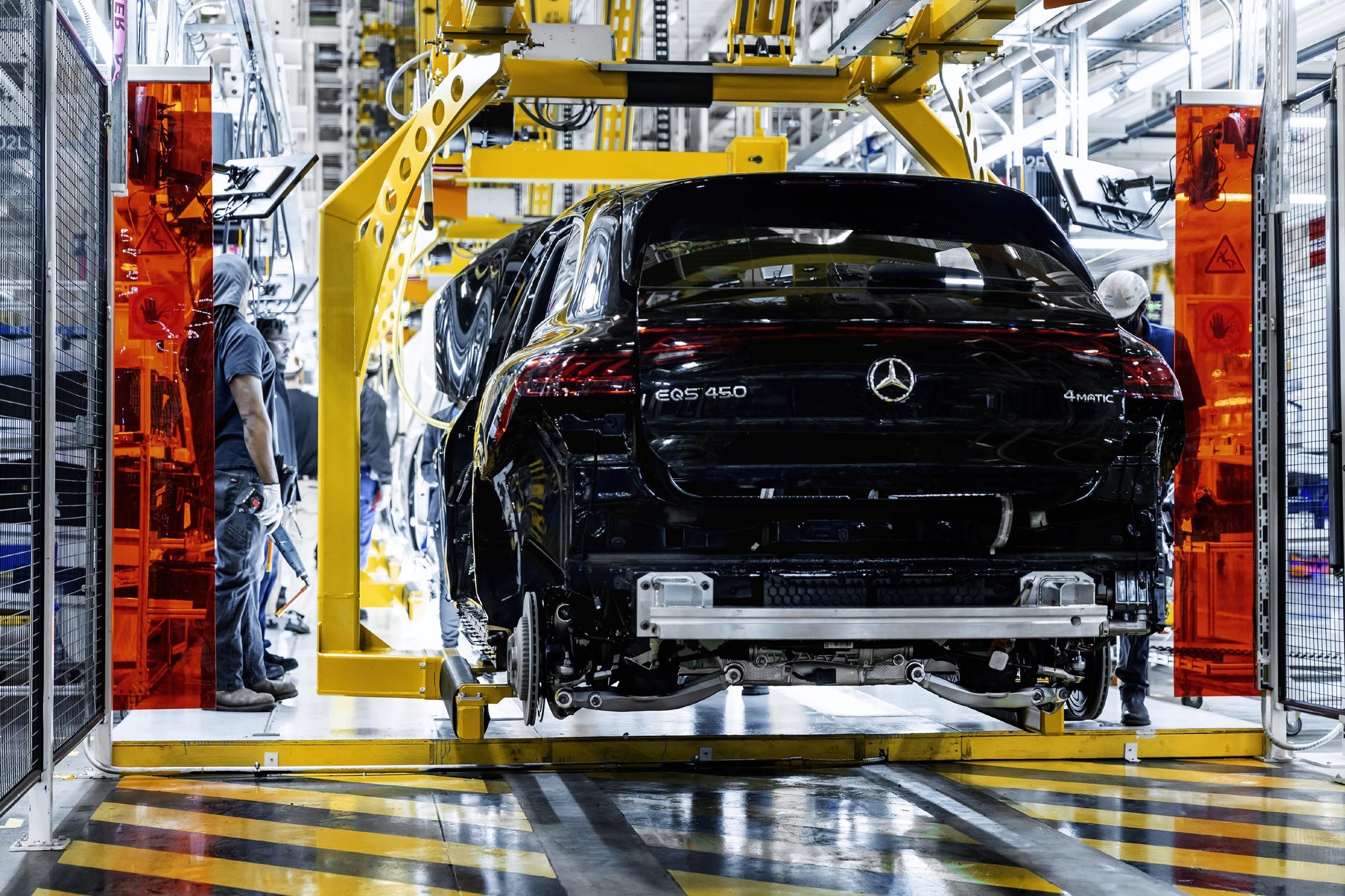 Production lancée pour le Mercedes-Benz EQS en Alabama - MotorGreen